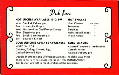 The Tudor Arms - British Pub & Restaurant in Stockholm, Sweden